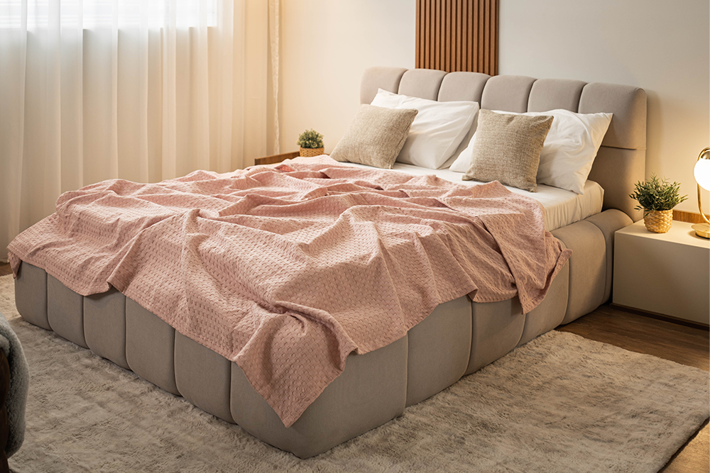 Discover the Luxury of Our Waffle Coverlet – Morano Textiles